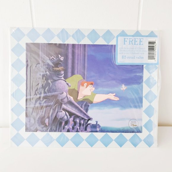 Disney | Wall Decor | Disney Vtg Small Hunchback Notre Dame Lithograph ...